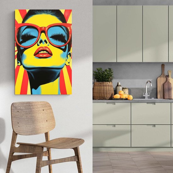 Vrouw Poster | Mode Poster | Pop Art Poster | Modeposter | Portret ...