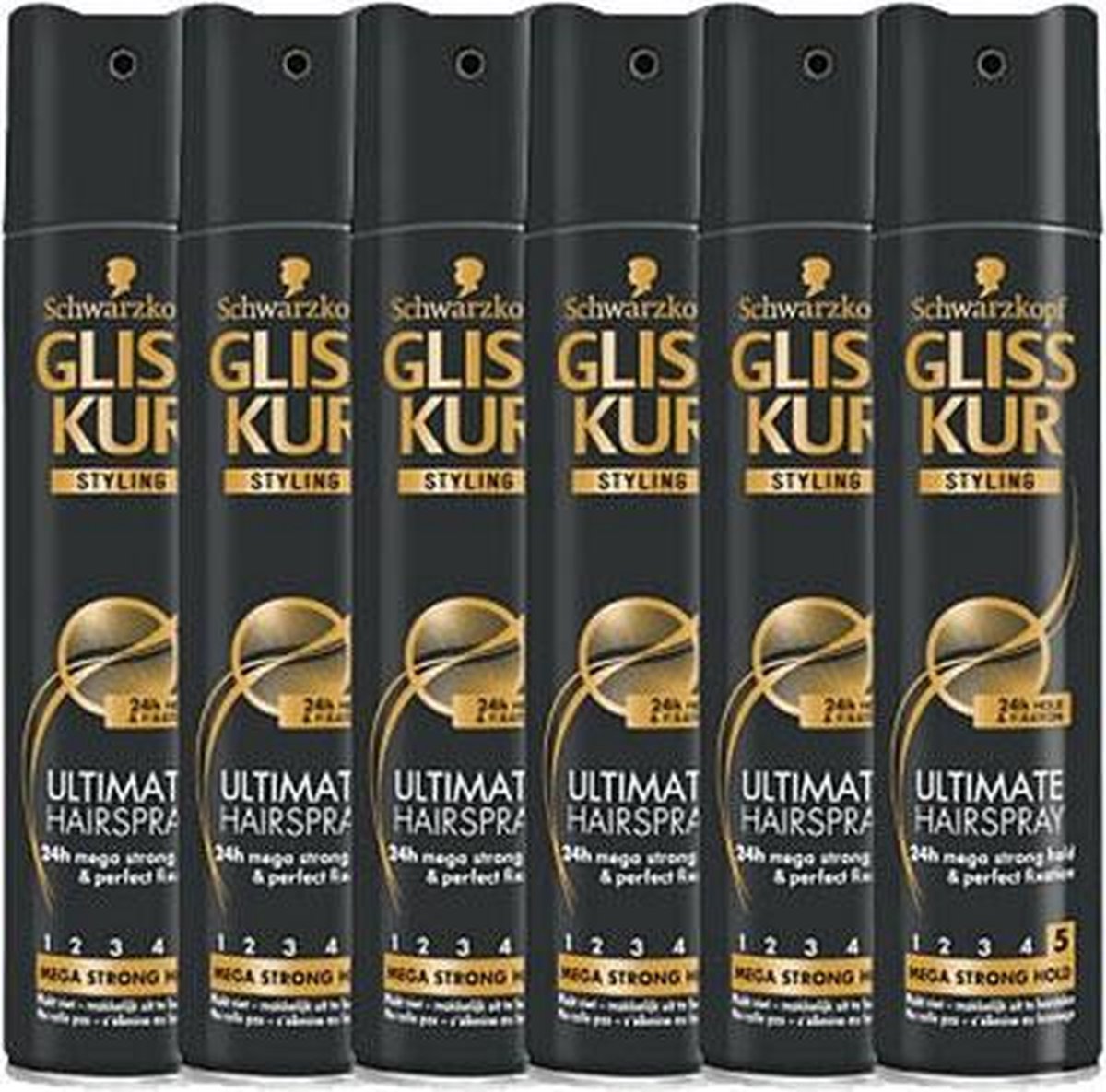 Gliss Kur Styling Ultimate Hairspray Mega Strong Hold ...