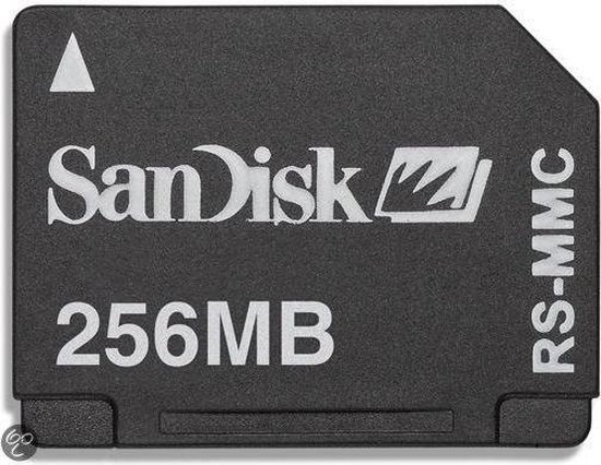 SanDisk RS-MMC card 256 MB - geheugenkaart | bol.com