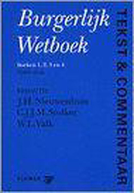 Burgerlijk Wetboek | 9789026840012 | Onbekend | Boeken | bol