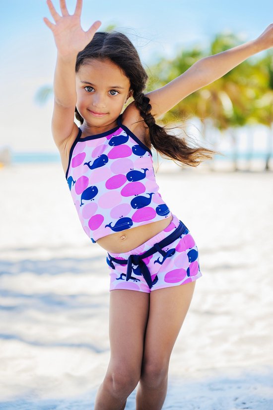 bol.com | Snapper Rock - UV werende tankini voor meisjes - Girls Whale