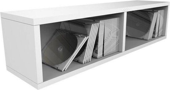 CD kast opbergmeubel voor 100 - 120 CDs (wit) | bol.com