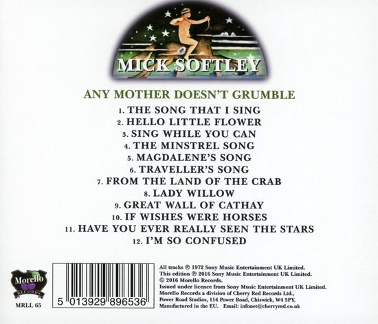 Any Mother DoesnT Grumble, Mick Softley | Muziek | bol.com