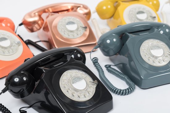 Gpo 746rotarygre Telefoon Met Draaischijf Klassiek Jaren ‘70 Ontwerp