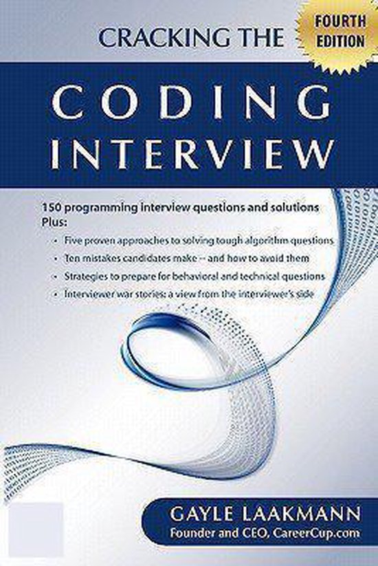 Cracking The Coding Interview | 9781451578270 | Gayle Laakmann | Boeken | bol.com