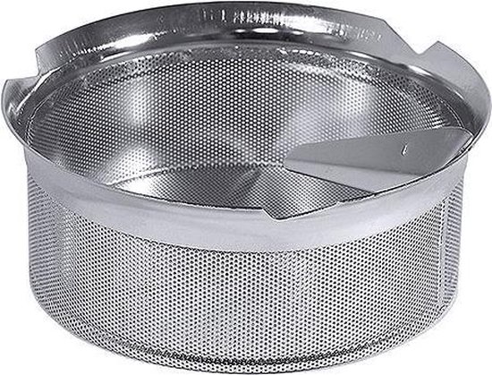 Reserve zeef / rasp rvs | H: 8cm | Gat diameter: 1mm | bol.com