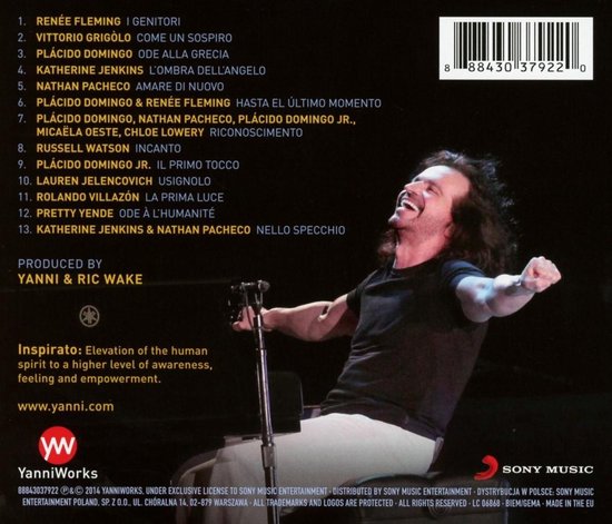 Inspirato, Yanni | Muziek | bol