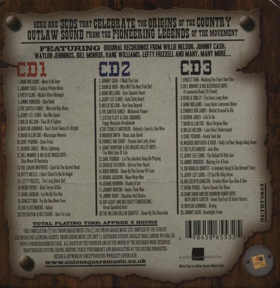 Country Outlaws, various artists | Muziek | bol