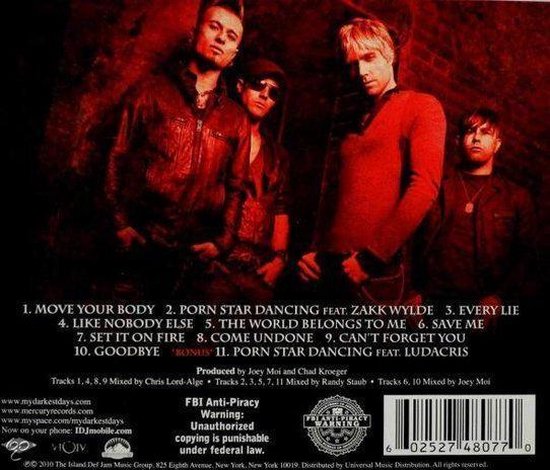 My Darkest Days, My Darkest Days | CD (album) | Muziek | bol