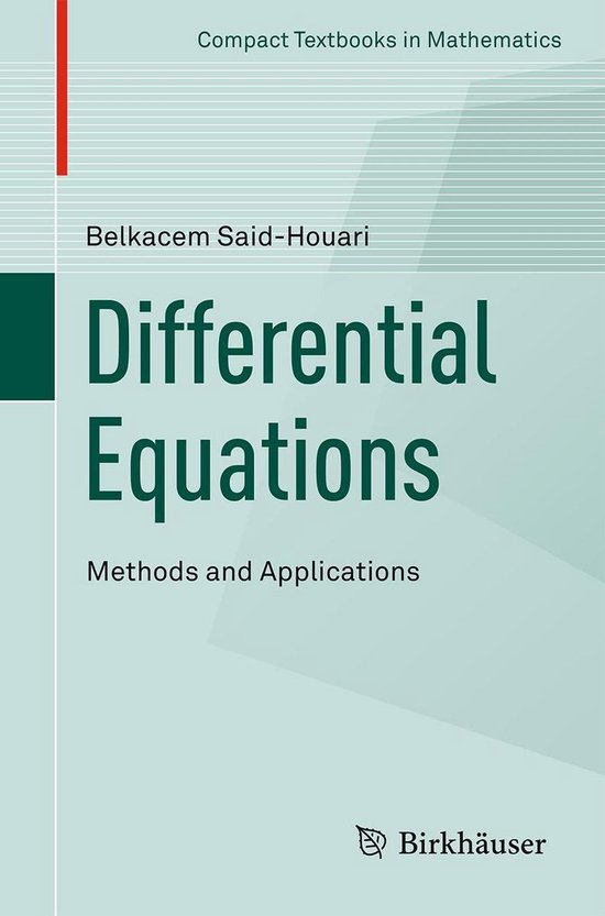 Compact Textbooks in Mathematics - Differential Equations: Methods and ...