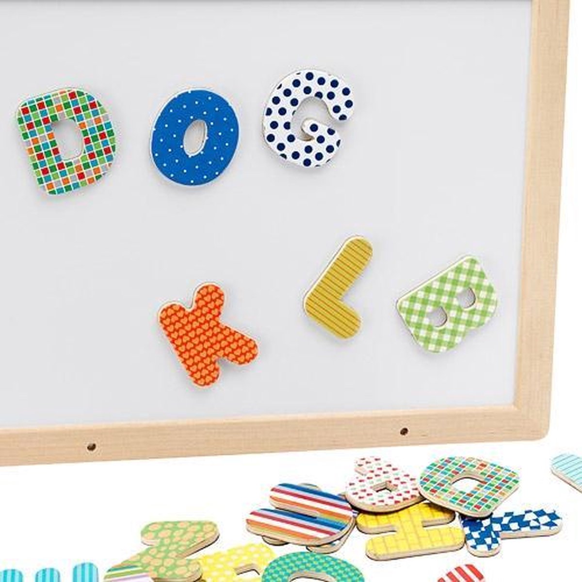 Magneet Letters Hout - Imaginarium - 36 Stuks - Met Tasje | Games | bol.com