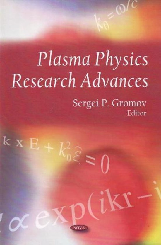 Plasma Physics Research Advances | 9781604561364 | Boeken | bol