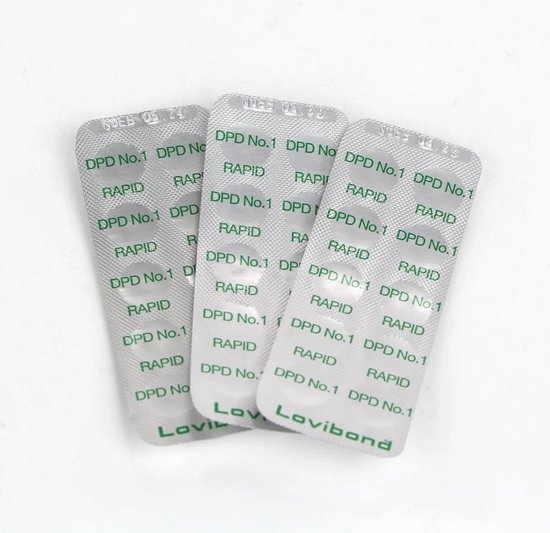 DPD 1 tabletten voor manuele tester - 100 stuks | bol