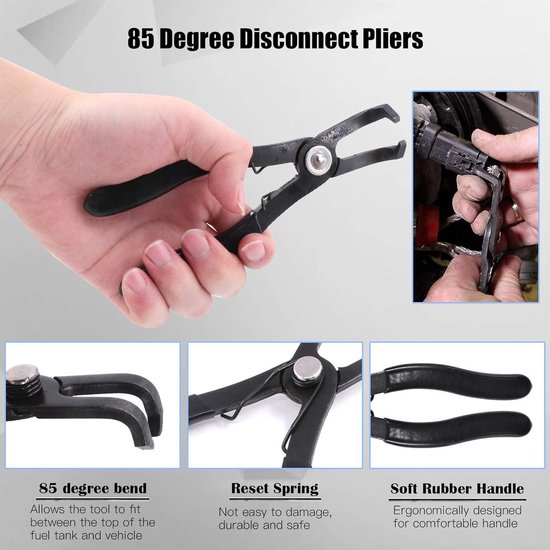 3pcs Fuel Line Pliers Set - 9 Inch - Fuel Filter Caliper Pants Pipe ...