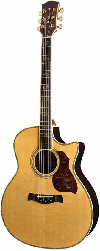 Semi akoestische gitaar Richwood Master Series Grand Auditorium G-70 ...