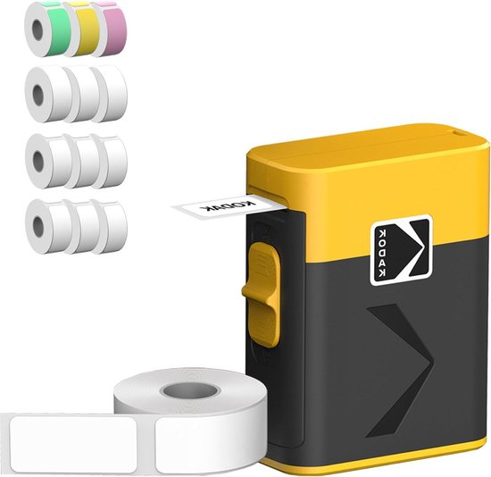 Kodak Label ERA Instant Label Printer - Geel, 13 Paper Rolls - 203 dpi ...