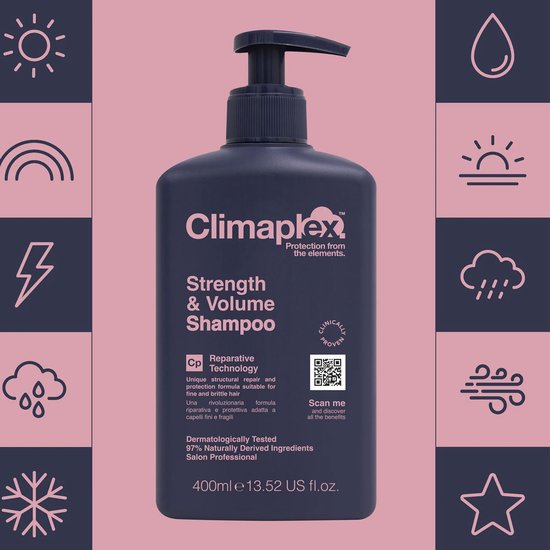 Climaplex Strength & Volume Shampoo 400ml | bol