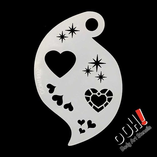 oOh Body Art Stencils RO2 | bol