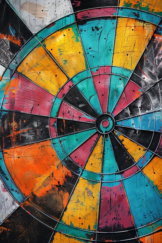 Dartbord Poster - Schilderij - Sport - Darts - Competitie - Doel - Spel ...