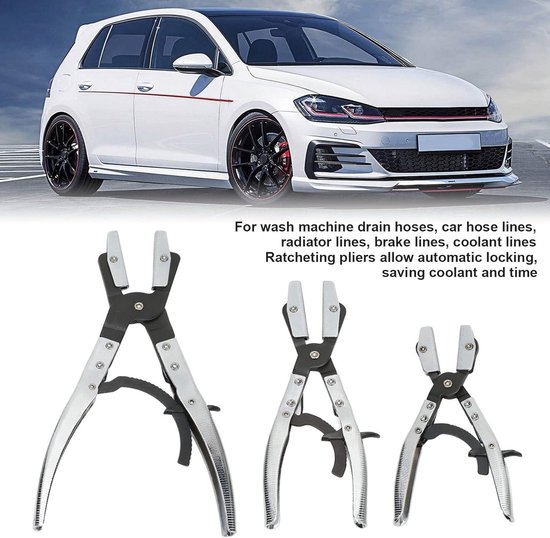 Roestvrij Auto Lock Slang Tang Set - 8 10 12 inch - Slijtvast voor Rem ...