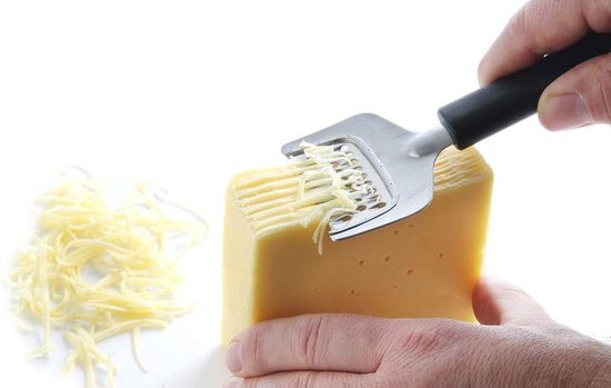 Kaasrasp 175x75x(H)15 mm - Zwart - keukenhulpje voor kaas raspen ...