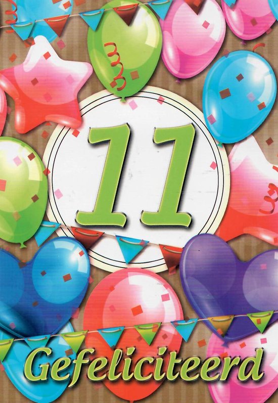 Gefeliciteerd 11 jaar | bol
