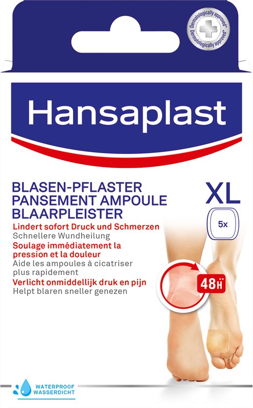 Hansaplast Blaren Pleisters - Blaar Pleister - Anti Blaren - Waterproof ...