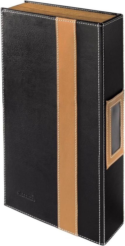 CD-map voor 56 discs - opbergmap met stabiele constructie en houten ...