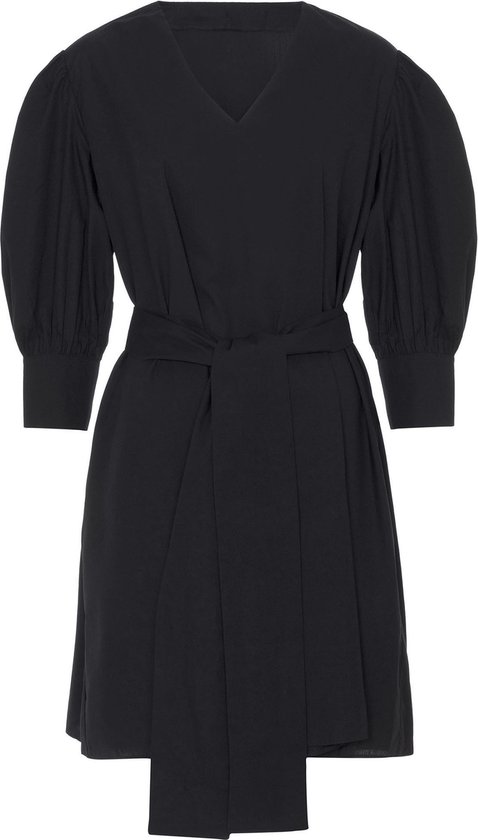 Jimmy Sanders Jurk - Katoenen Dames Zwart - L | bol