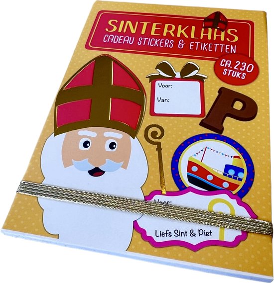 Sinterklaas Cadeaustickers en Etiketten | 230 stuks | Naamstickers ...