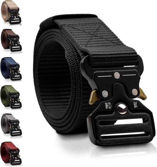 Tactische riem met Quick Release sluiting in 7 kleuren - 120-180 cm ...
