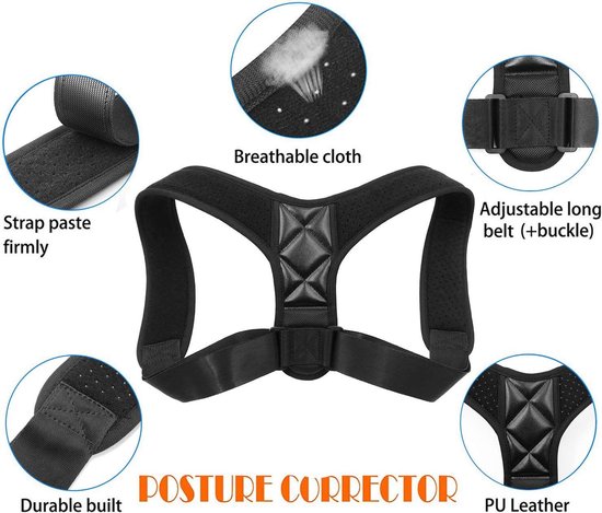 Invisible Posture Corrector Upper Back Brace for Women Men - Clavicle ...