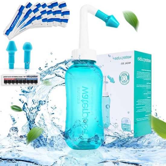 Lexium Sinus Rinse Kit 300ml - Neusdouche Volwassene & Kinderen - 60 ...