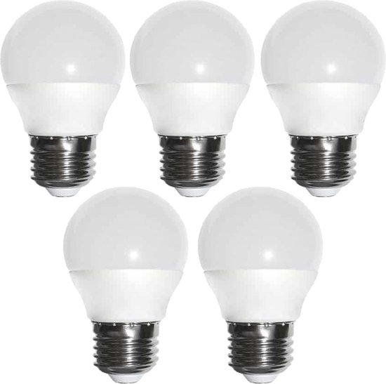 Bundelpakket | LED lamp E27 | 4W | 220V | G45 | 5 stuks | bol