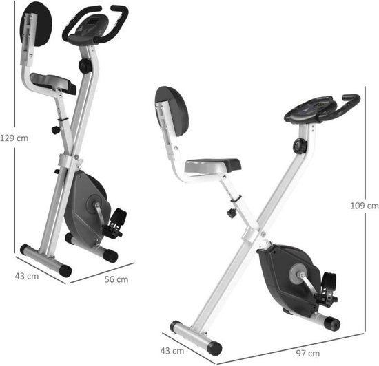 Hometrainer met LCD-display - Hometrainer fiets - Fietstrainer ...