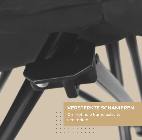 Recalma Set van 2 campingstoelen - Vouwstoel - Visstoel - Zwart ... Recalma Set van 2 campingstoelen - Vouwstoel - Visstoel - Zwart ...