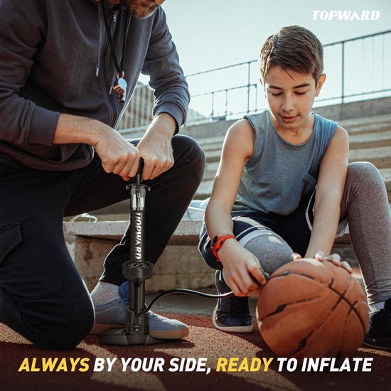 Topward Fietspomp voor alle ventielen - luchtpomp Frans ventiel DV ...