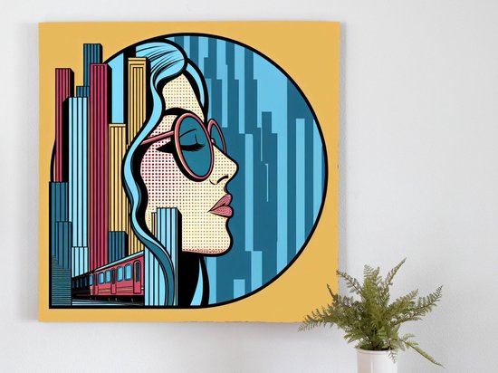Pop art relief schilderij | Iconische vormen en kleuren komen tot leven ...