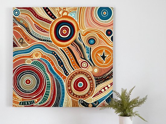 Pop art aboriginal schilderij | Indigenous Pop Fusion: A Contemporary ...