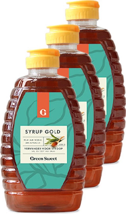 Green Sweet | Syrup Gold 1000g | 3 stuks | 3 x 1000g | bol