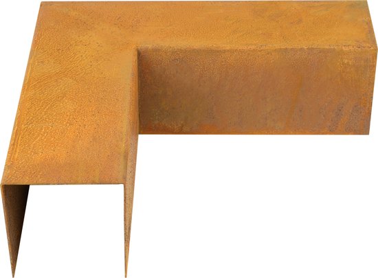 Wovar Cortenstaal Opsluitband Hoekstuk 20 x 6,2 x 6 cm | Per Stuk | bol