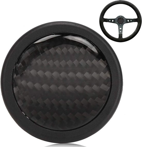 Steering Knob Carbon Fiber Push Button Set for 6 Screws Sparco Steering ...
