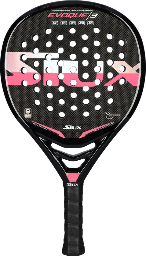 Siux Evoque 3 Air 23 Padelracket Roze 340-360 gr | bol