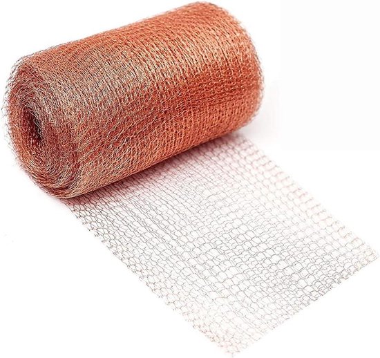 20 Voet Zuiver Koper Fijn Wire Mesh Roll - Binnen Buiten Tuin - Voorkom ...