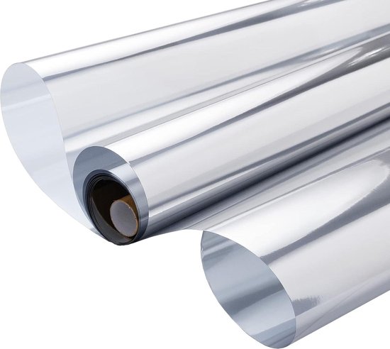 Spiegelfolie raam 595 x 400 cm - UV-bescherming - zonwerende folie ...