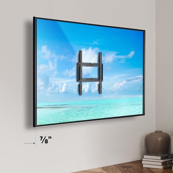 Universele muurbeugel voor 26"-55" schermen - Vaste tv-muurbeugel met ...