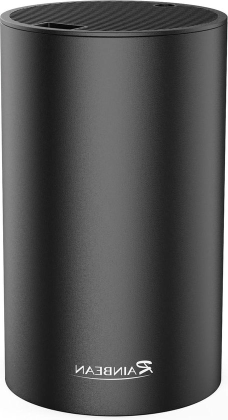 Zwart universeel rond messenblok - afneembare messenhouder - eenvoudige ...