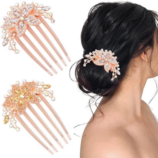 Elegante haarspelden voor dames - Set van 2 haaraccessoires voor ...
