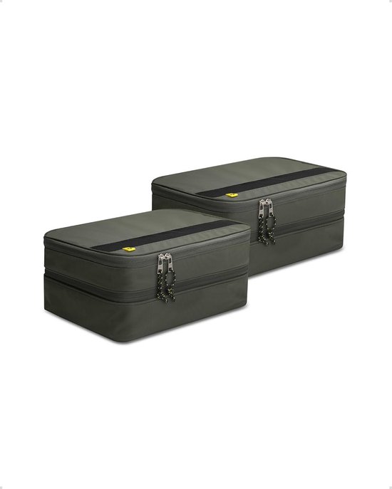 Packing Cube Set 2-delig - Reiskoffer Organizer met Compressie en Rits ...