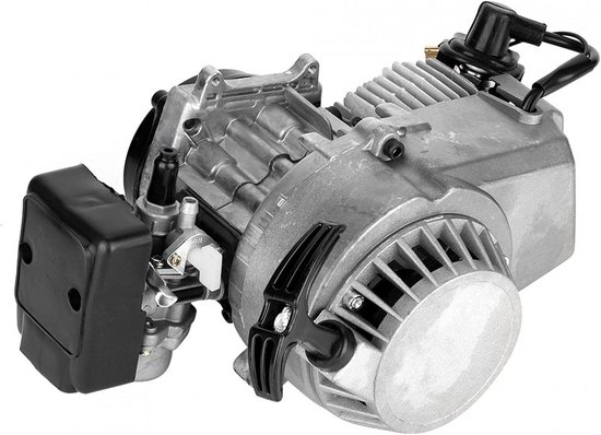 49cc 2-Takt Motorblok met Trekstarter voor Mini Crossmotor Pocket Bike ...